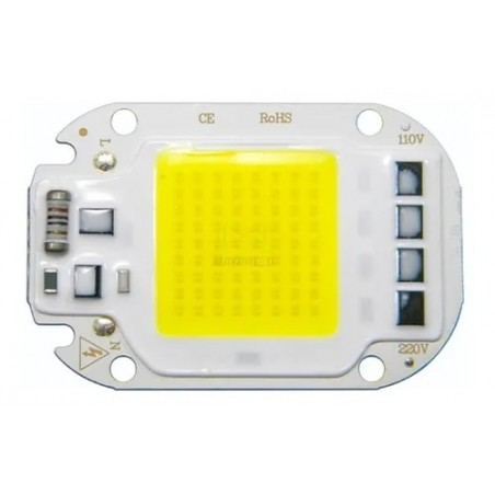Chip led cob 50w 220v luz fria Mayorled